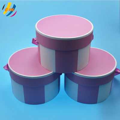 150mm Height Kraft Cylinder Packaging With Ribbons