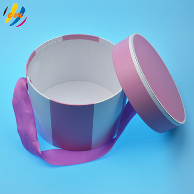 150mm Height Kraft Cylinder Packaging With Ribbons