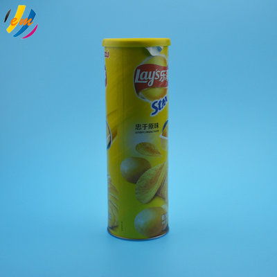 CMYK Color Pringle Potato Chip Paper Tube Food Packaging