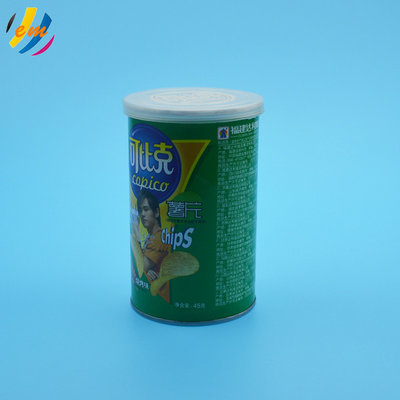 CMYK Color Pringle Potato Chip Paper Tube Food Packaging