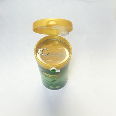 99mm Diameter Round Paper Tube Packaging With Plastic Lids