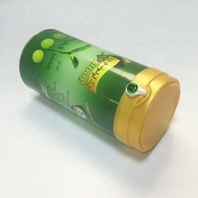 99mm Diameter Round Paper Tube Packaging With Plastic Lids