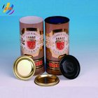 Airtight Whisky Cardboard Canister Packaging With Metal Plug
