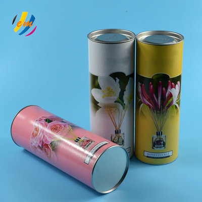 diameter 70mm Cardboard Tube Packaging With Metal Tin Plug