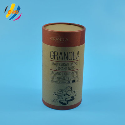 Customized Biodegradable Kraft Paper Push Up Tube For Tea