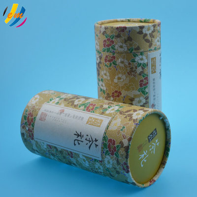 Loose Tea Height 190mm CMYK Push Up Cardboard Tubes