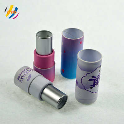 CMYK Printing 85mm Height Cosmetic Paper Tube Packaging