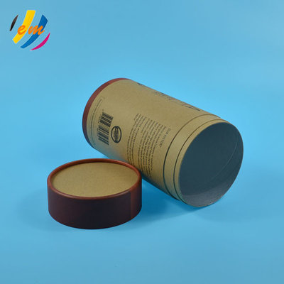 Foil Hot Stamping EMEI 130mm Diameter Kraft Tube Packaging