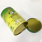 Varnishing Protein Powder Airtight Paperboard Tube Packaging