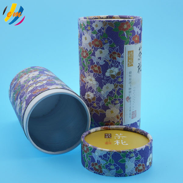 Loose Tea Height 190mm CMYK Push Up Cardboard Tubes