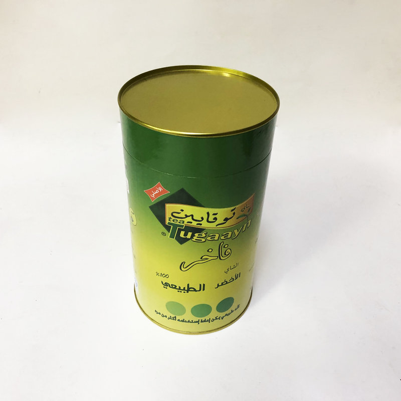 Varnishing Protein Powder Airtight Paperboard Tube Packaging